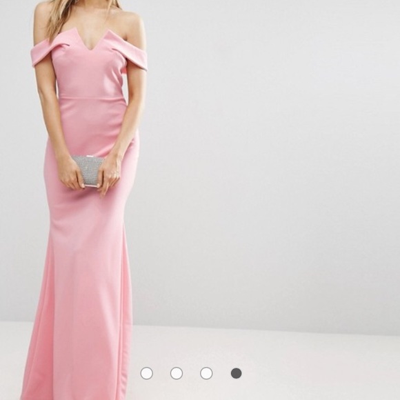 ASOS | Dresses | Asos Pink Formal Maxi Dress | Poshmark